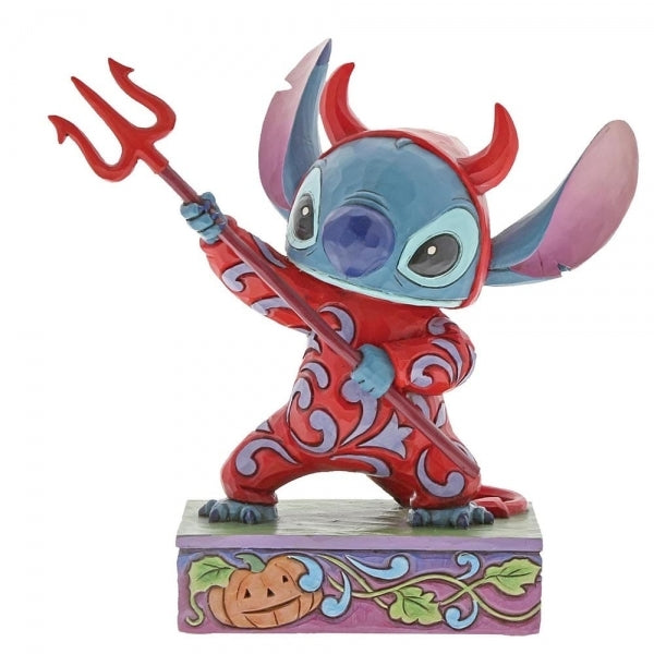DISNEY TRADITIONS Stitch as a Devil “Devilish Delight" – The Christmas Shop