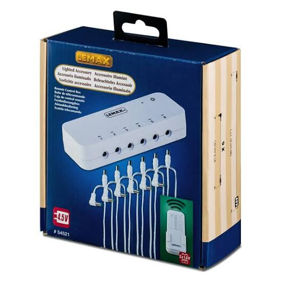 LEMAX PRE-ORDER Lemax Adaptors Remote Control Box with 4.5V 2000mA Ada ...