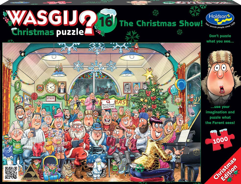 WASGIJ? Christmas Puzzle The Christmas Show 1000 Piece Puzzle – The ...