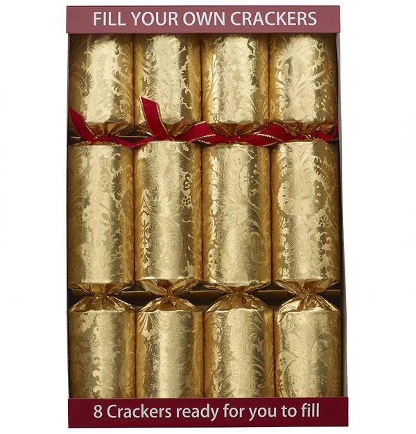 Bon Bons (Box of 8) 12" Decadence Gold Fill Your Own – The Christmas Shop