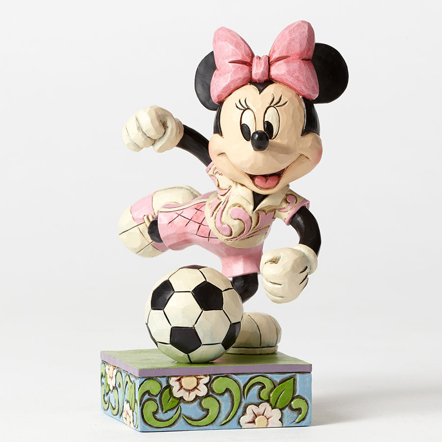 DISNEY TRADITIONS Minnie Mouse Soccer "Goal!" – The Christmas Shop