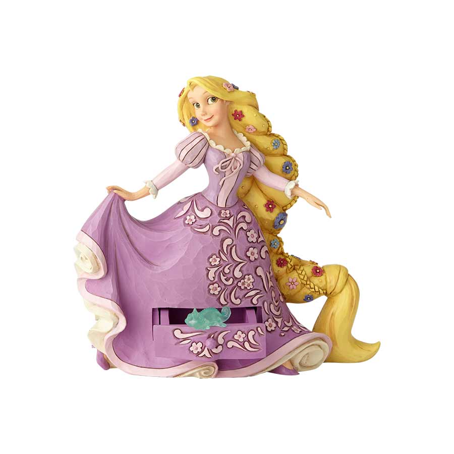 DISNEY TRADITIONS Rapunzel with Pascal Charm "Rapunzel’s Secret Charm ...
