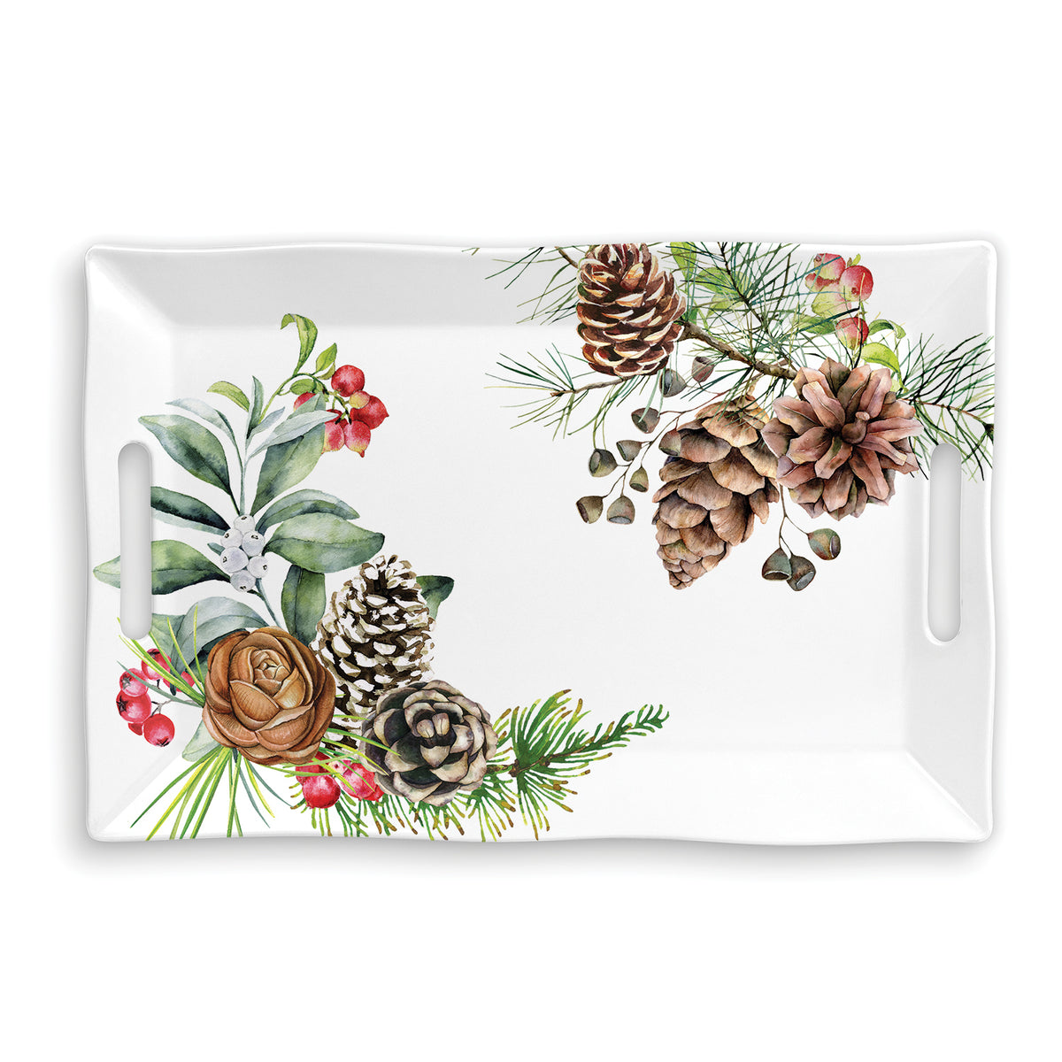 Michel Design Works Large Tray White Spruce – The Christmas Shop